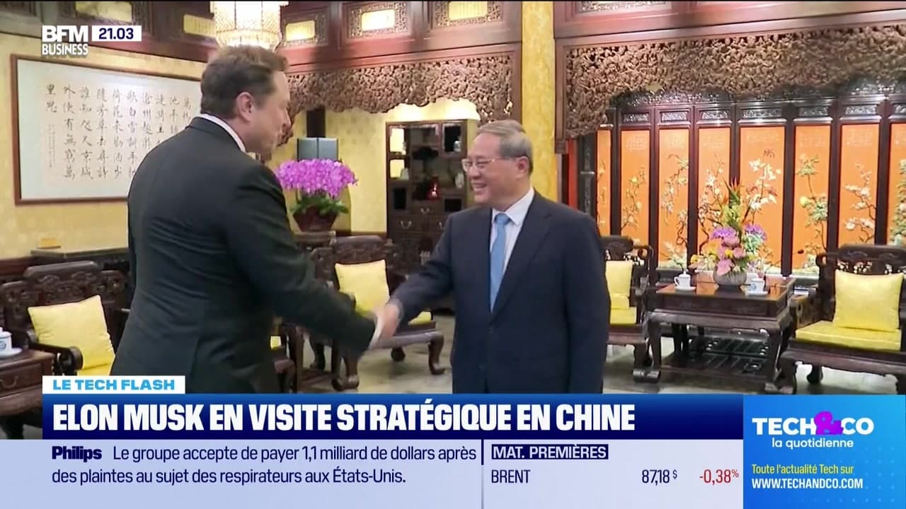 Le Tech Flash : Elon Musk en visite stratégique en Chine par Léa Benaim ...