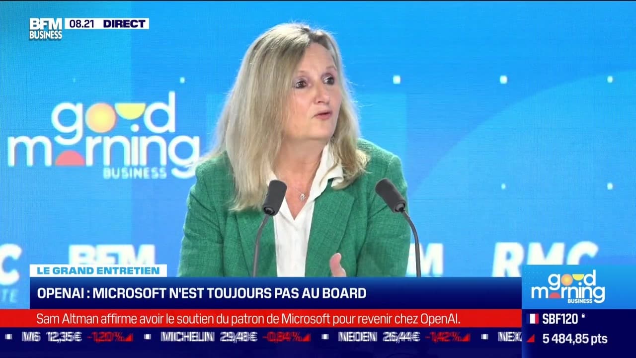 Corine de Bilbao (Microsoft France) : OpenAI annonce le retour à sa ...