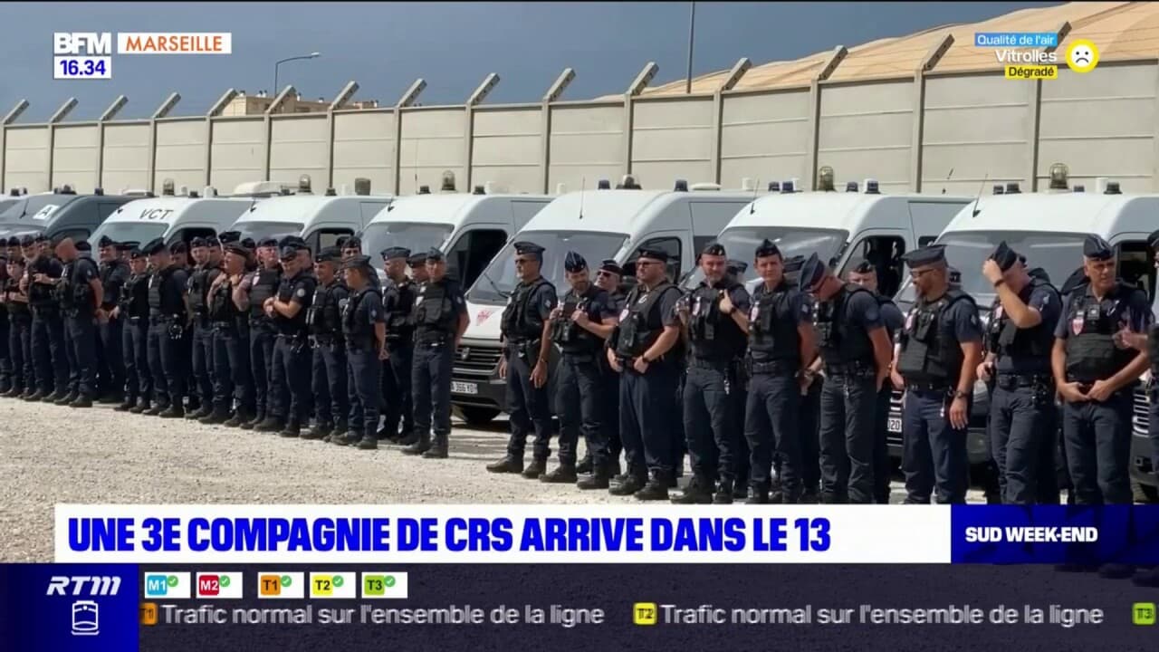 Bouches-du-Rhône: une 3e compagnie de CRS est arrivée