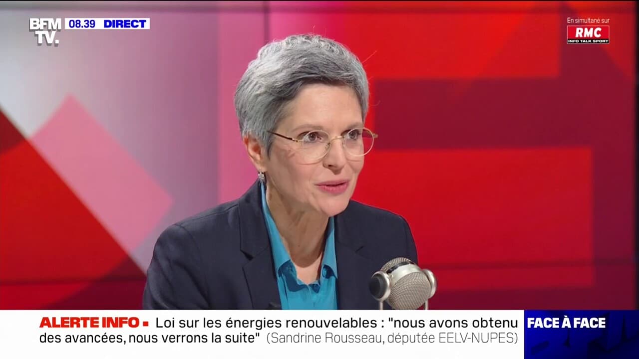 Sandrine Rousseau: "On aurait Fessenheim, ça n'aurait rien changé à ...