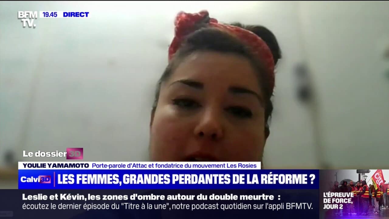 Retraites: "C'est une réforme profondément sexiste" conteste Youlie ...