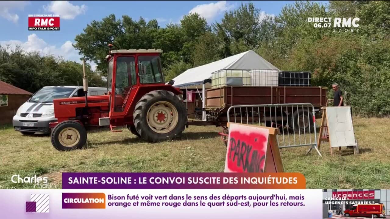 Sainte-Soline : le convoi suscite des inquiétudes