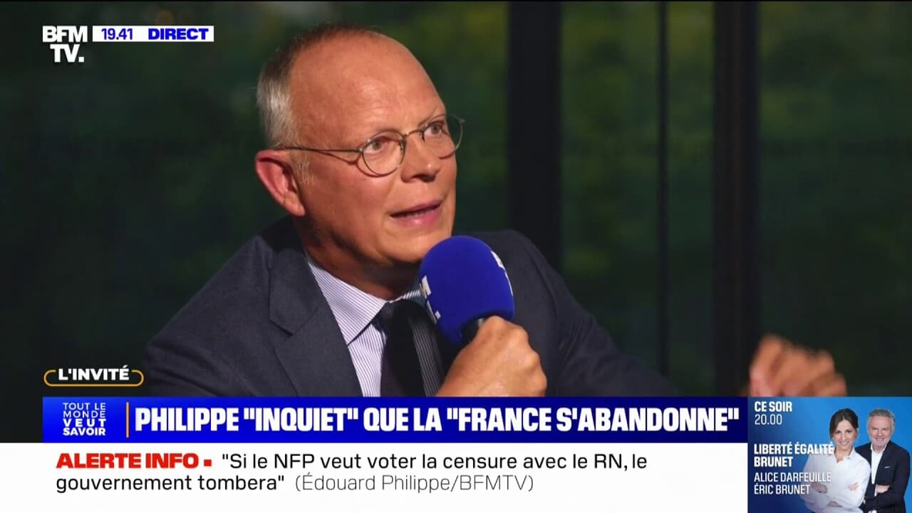 Édouard Philippe: "Est-ce qu'on doit pouvoir réfléchir à des ...