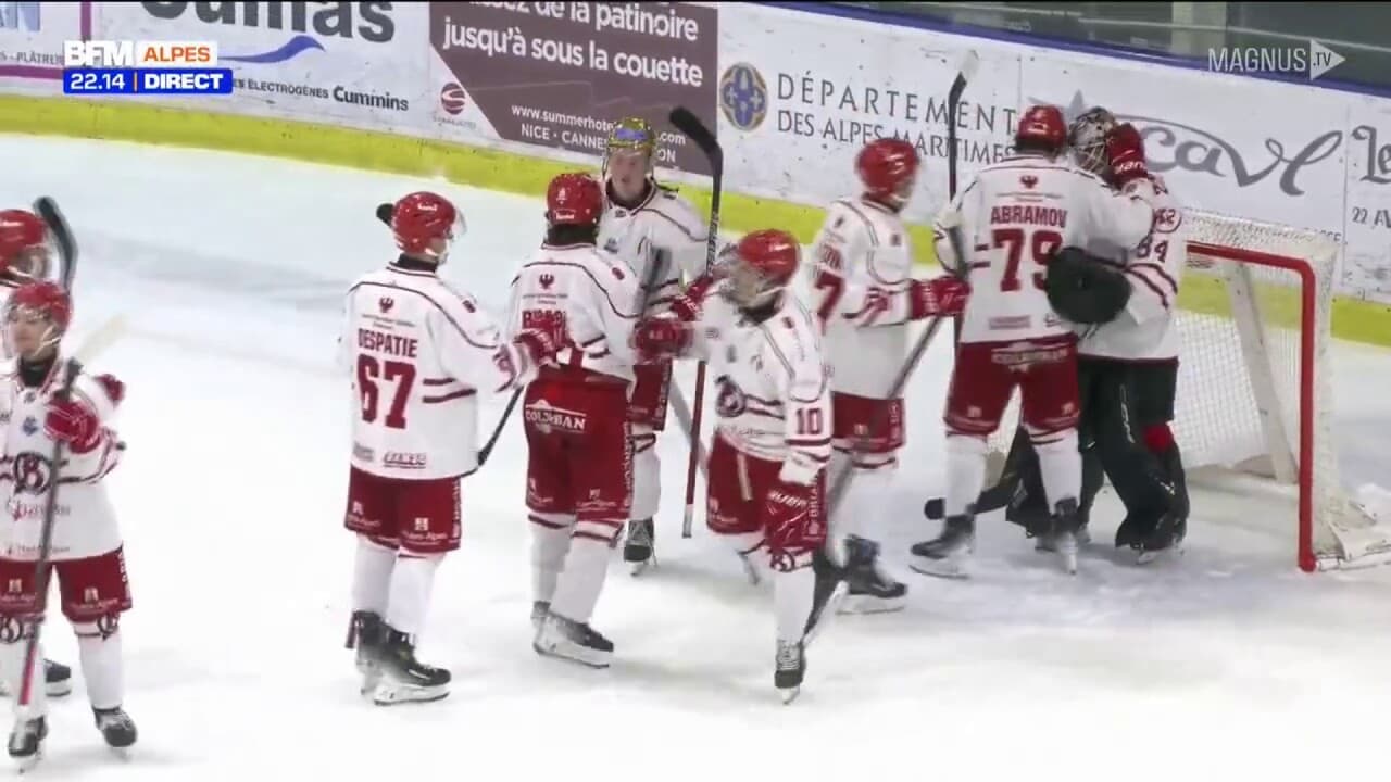 Ligue Magnus: Les Diables Rouges de Briançon s'imposent face aux Aigles ...