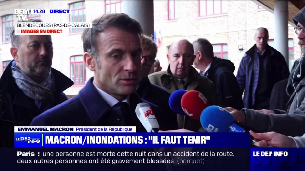 Emmanuel Macron dans le Pas-de-Calais: "Je veux apporter le soutien de ...