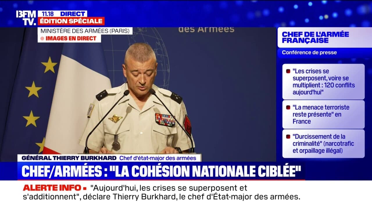 Général Thierry Burkhard (chef d'état-major des armées): "Toutes ces ...