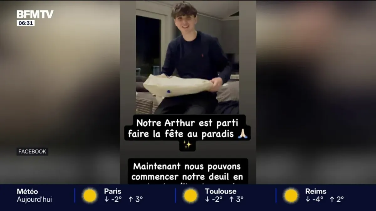 "Il est parti faire la fête au paradis" : la mère du jeune Arthur ...