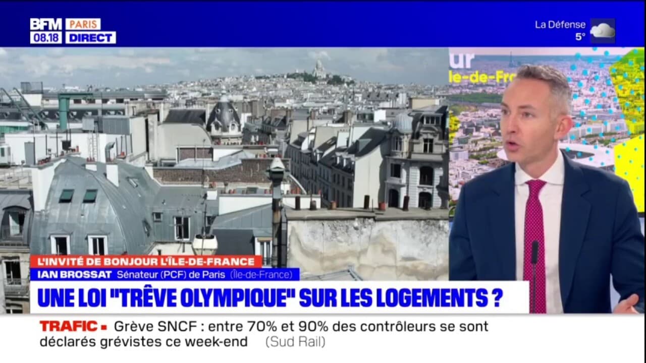 Ian Brossat, sénateur de Paris, demande "une trêve olympique sur les ...