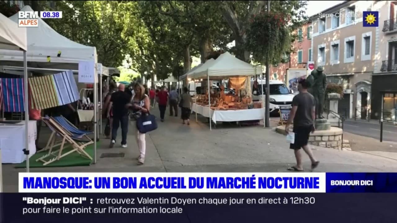 Manosque : un bon accueil du marché nocturne