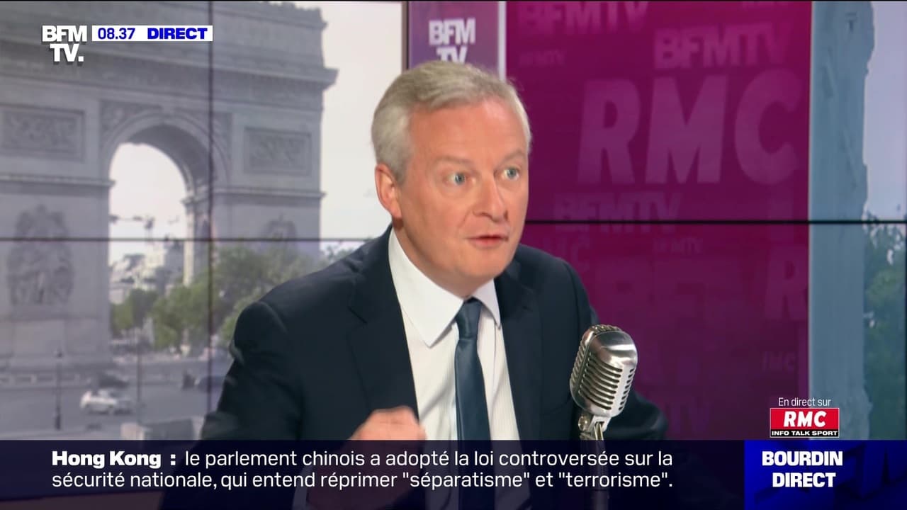 Bruno Le Maire face à Jean-Jacques Bourdin en direct - 30/06