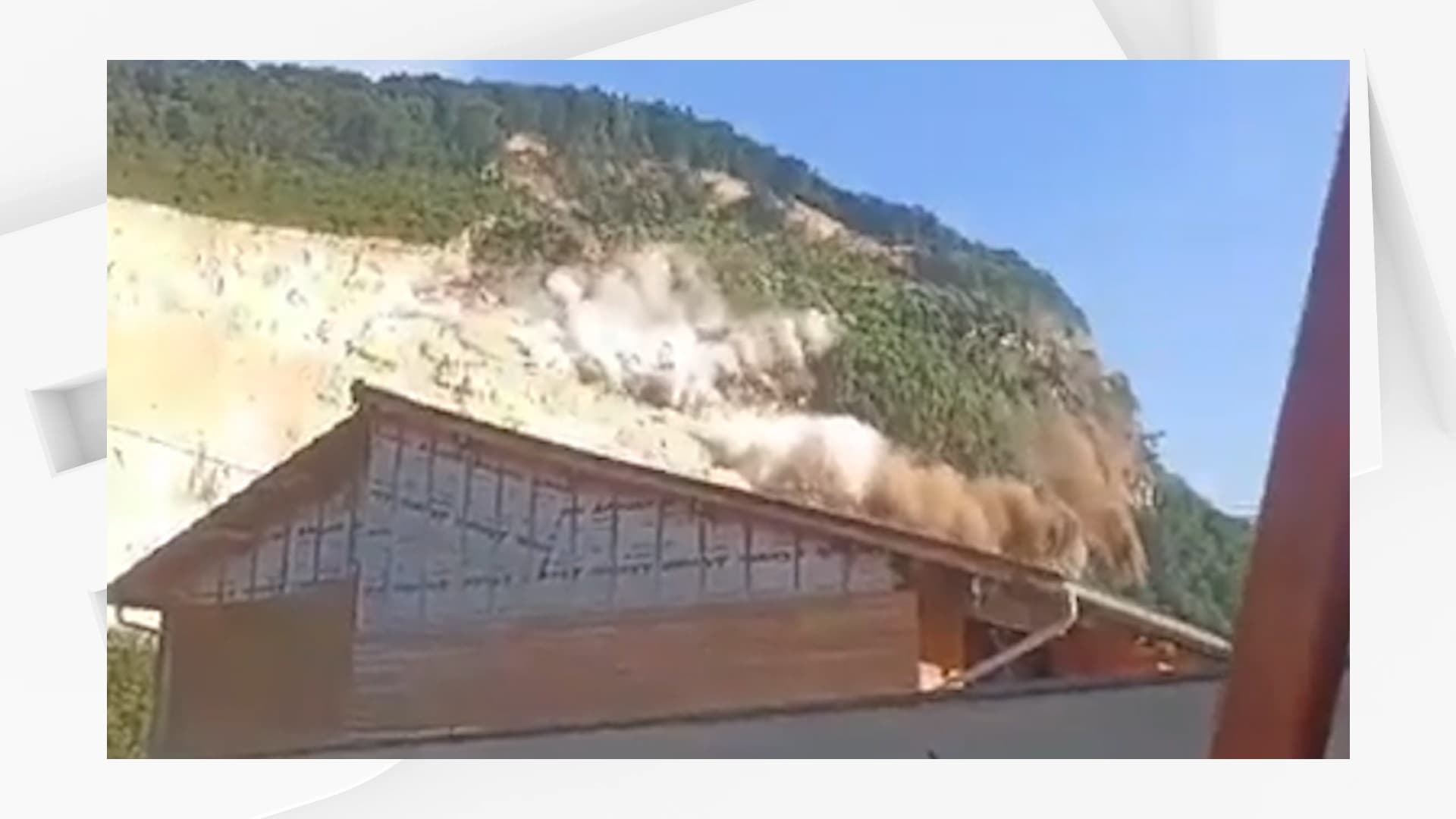 Isère: un impressionnant éboulement se produit, une cellule de crise ...