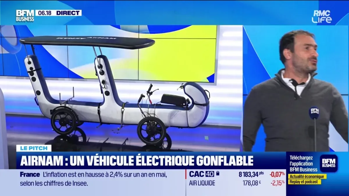 Le Pitch : AirNAM, un véhicule électrique gonflable - 01/06