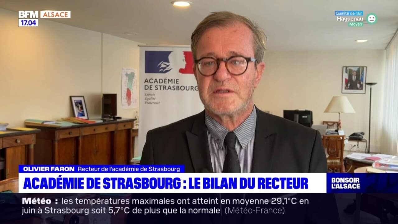 Académie de Strasbourg: le bilan du recteur