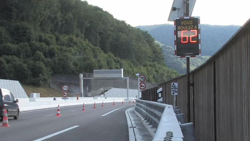 Le premier "radar-tronçon" de France entre en service près de Besançon