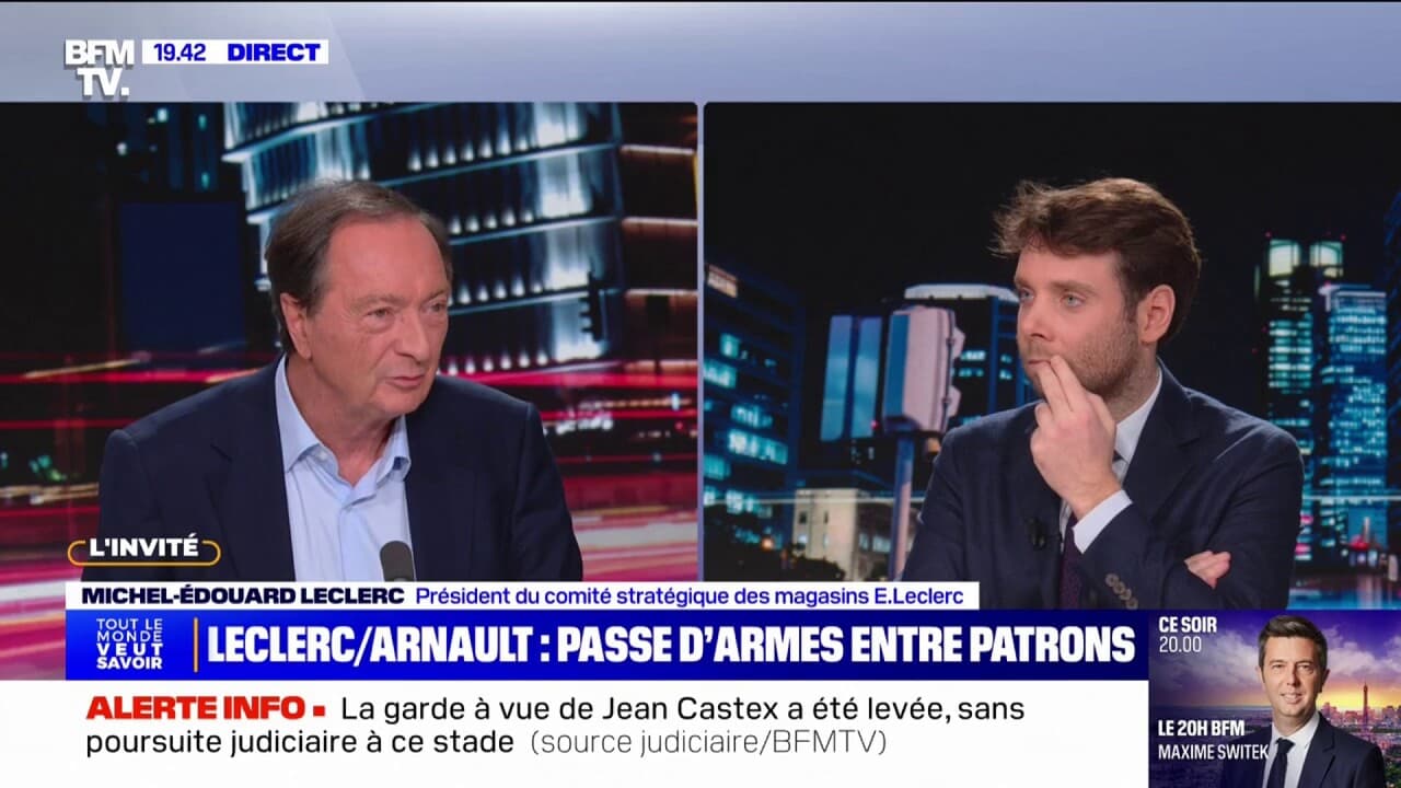 Michel-Édouard Leclerc, sur la passe d'armes avec Bernard Arnault: "Il n'a pas réussi son coup ...