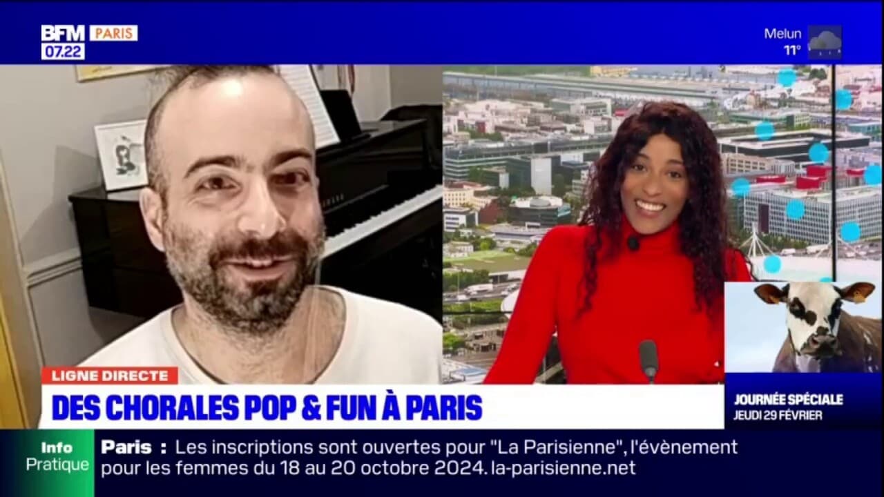 Ligne directe: des chorales Pop & fun proposées à Paris par Assaf Matityahu