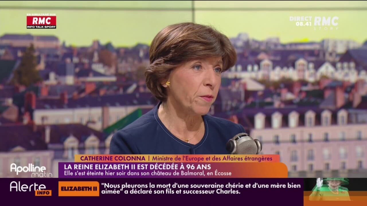 "On partage la peine des Britanniques", Catherine Colonna rend hommage ...