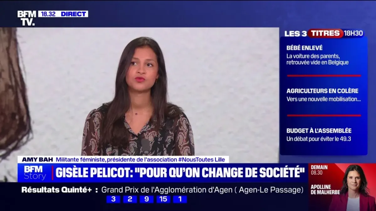 Amy Bah (#NousToutes): "Il faut un après procès de Mazan"