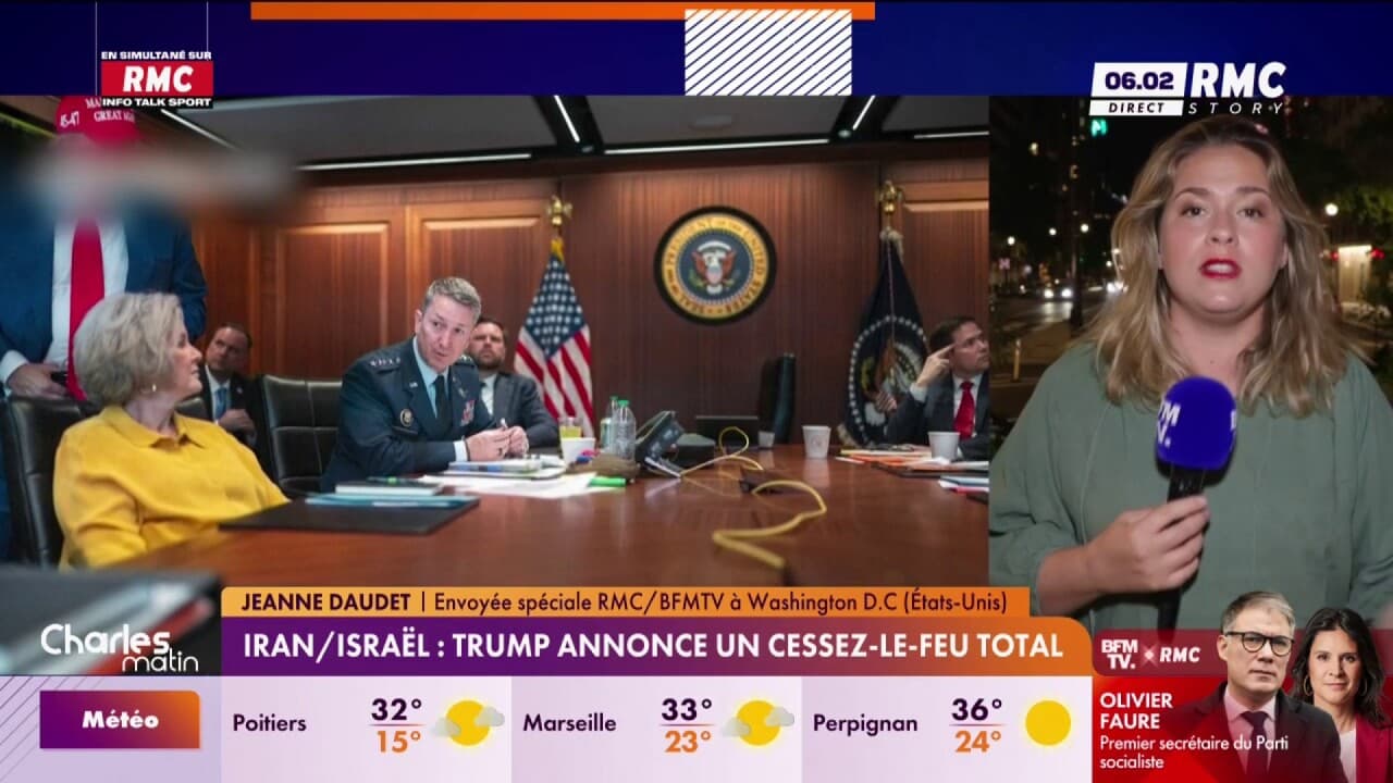 Iran/Israël: un cessez-le-feu immédiat annoncé par Donald Trump