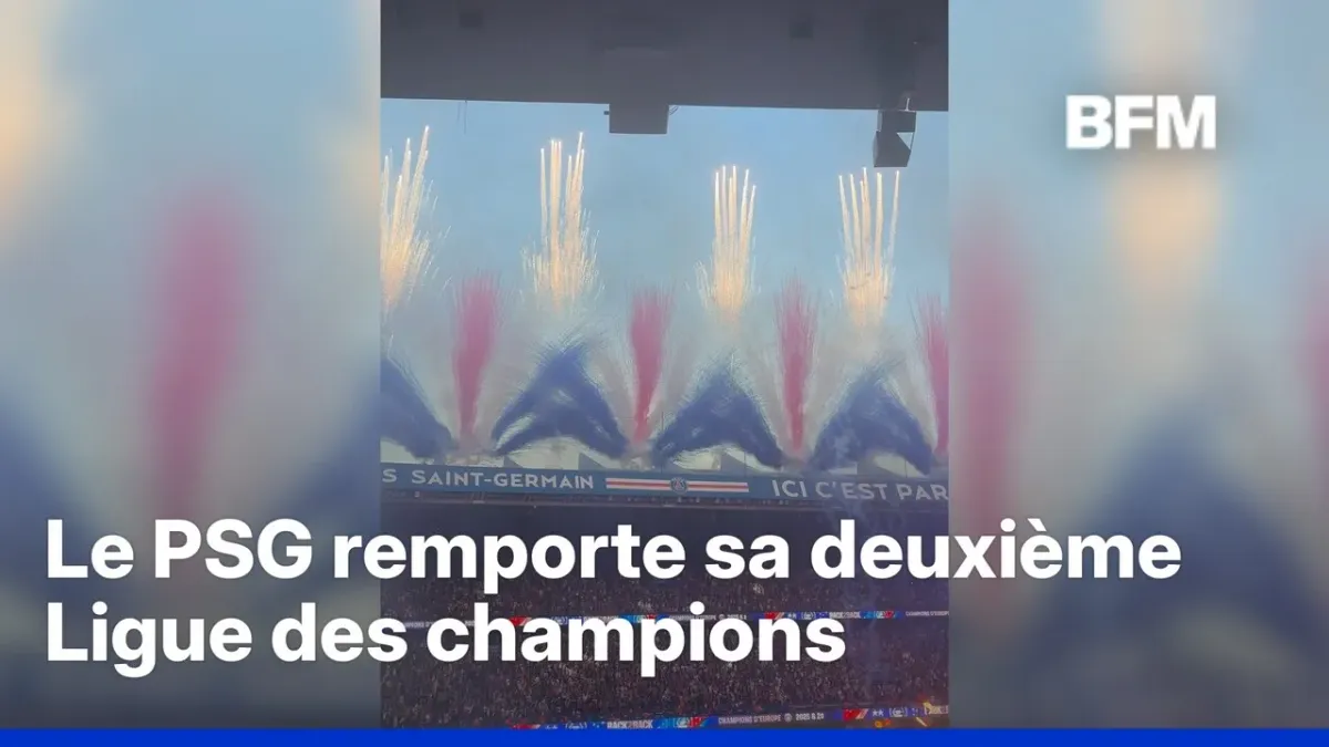 PSG - Arsenal: le PSG remporte sa deuxième Ligue des champions