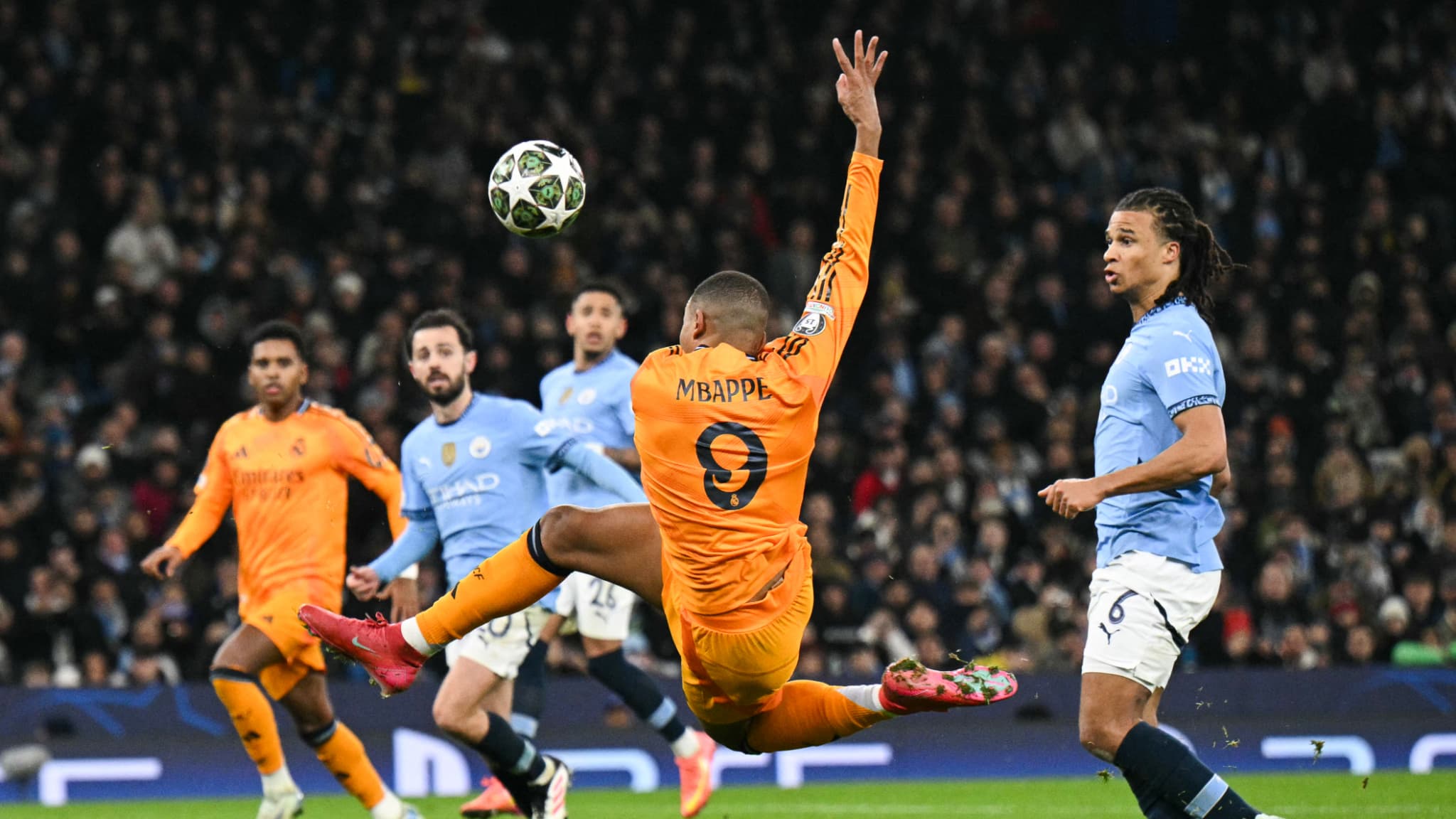 Manchester City-Real Madrid: discret, but chanceux... Un Mbappé aux ...