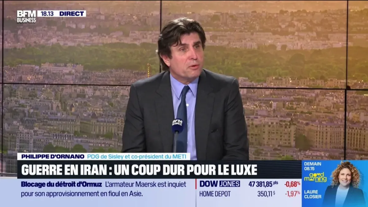 Conflit au Moyen-Orient : coup dur pour le luxe ? "Nous continuons de ...