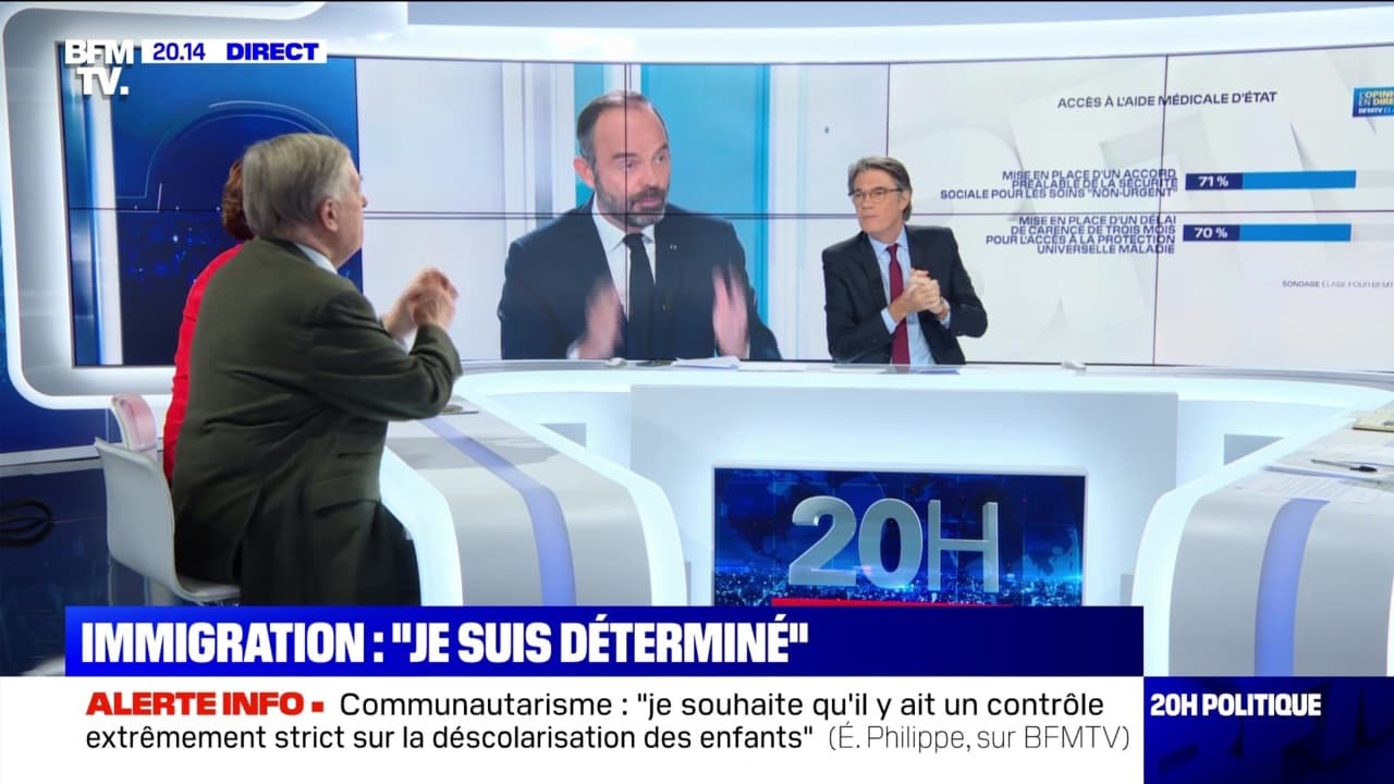 Immigration: "Je suis déterminé", Édouard Philippe - 06/11