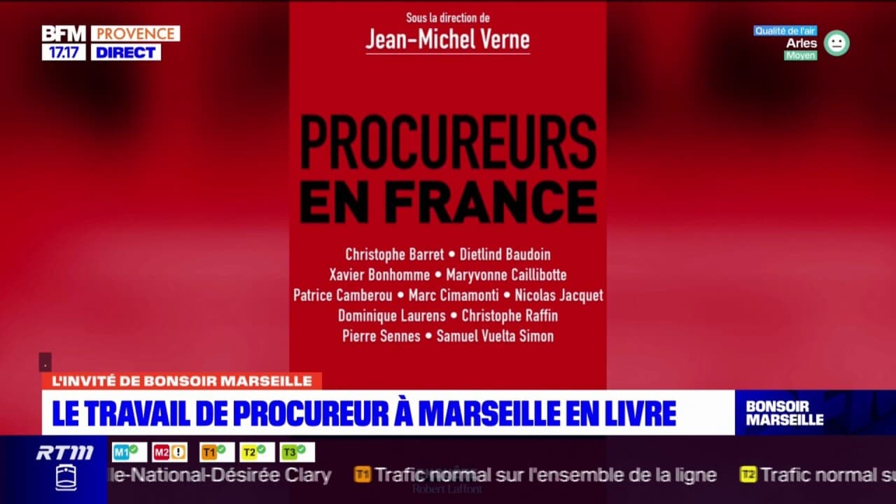 Le travail de procureur à Marseille raconté dans un livre
