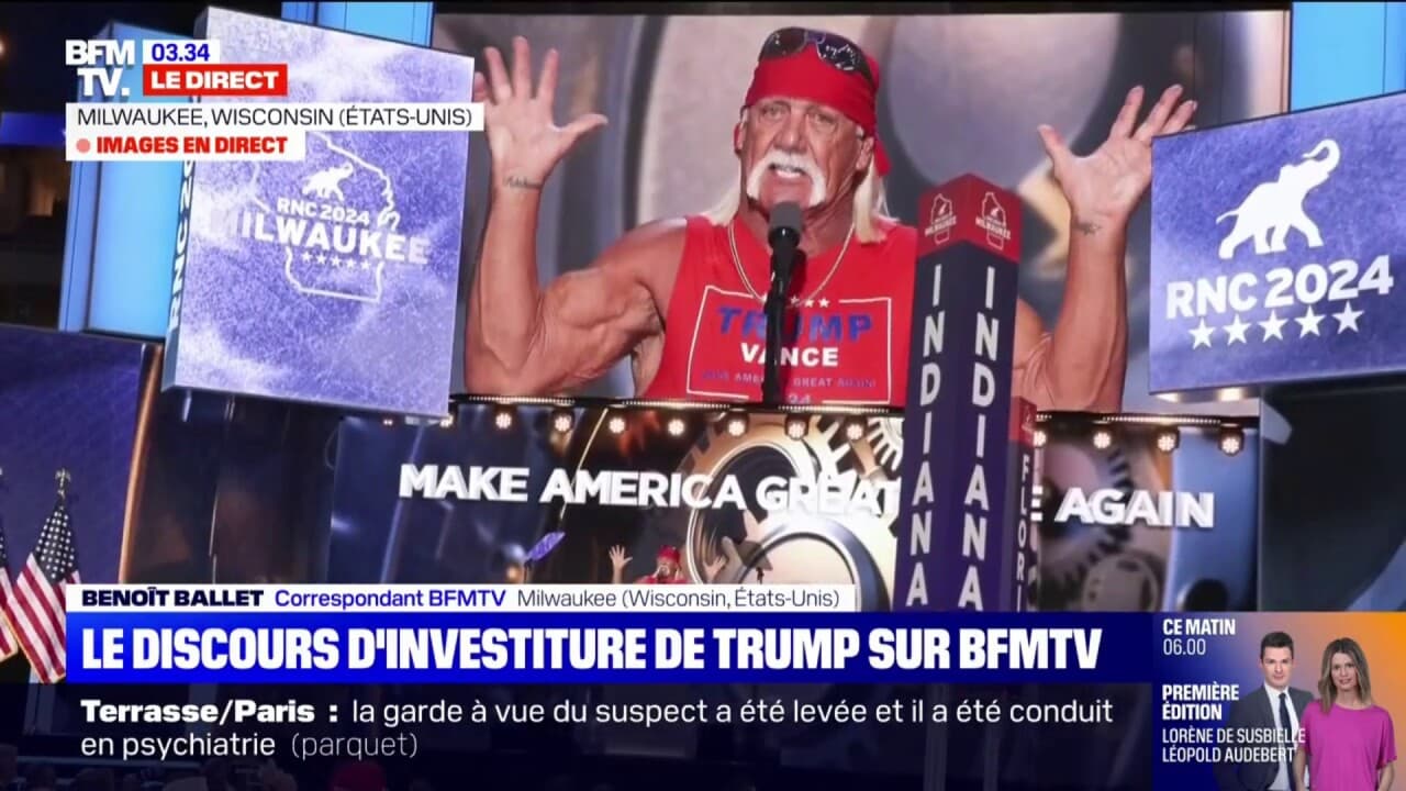 États-Unis: l'ancien catcheur Hulk Hogan soutient Donald Trump à la ...