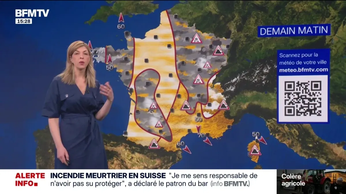 La météo pour ce dimanche 11 janvier 2026
