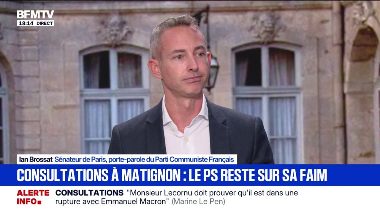 Consultations à Matignon: "Il n'en sortira rien", estime Ian Brossat ...