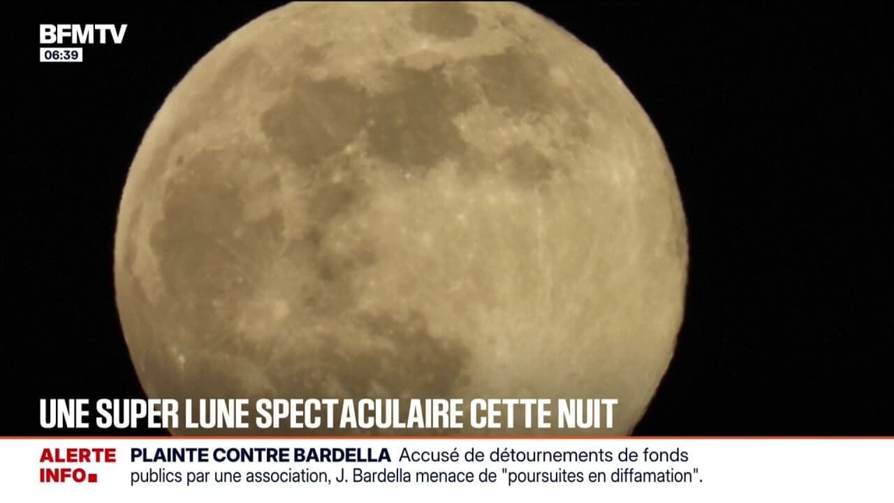 8% plus grosse et 15% plus lumineuse: les images de la Super Lune ...