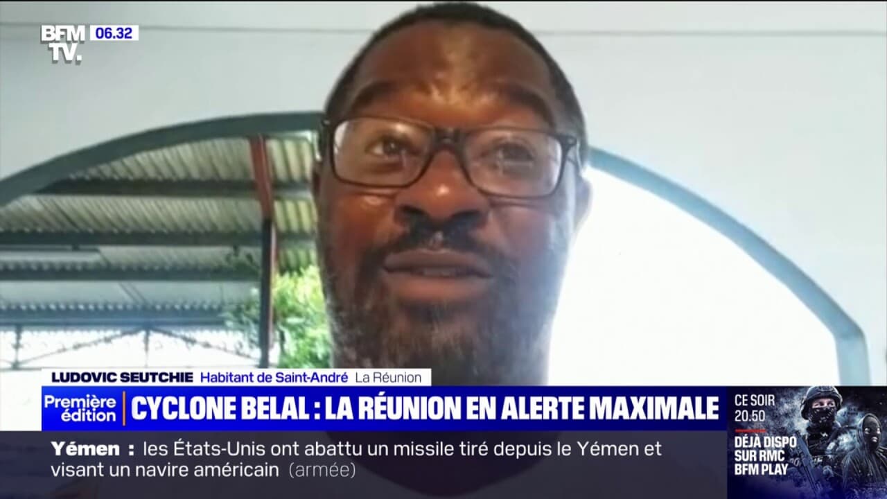 Cyclone Belal: "On est à la maison, on est cloîtrés" témoigne un ...