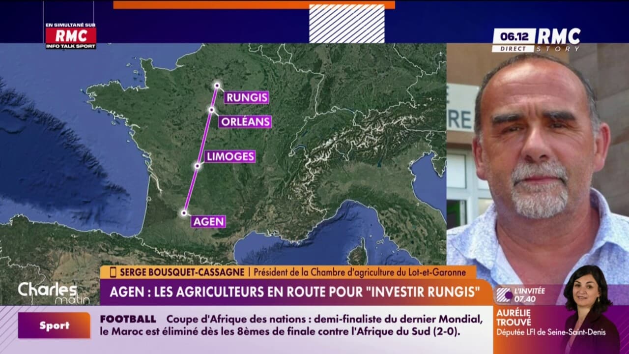 Convoi vers Rungis : "Le gouvernement ne veut pas qu'on passe la Loire"