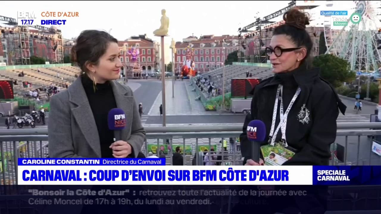 Nice: Caroline Constantin, directrice du carnaval, présente les ...