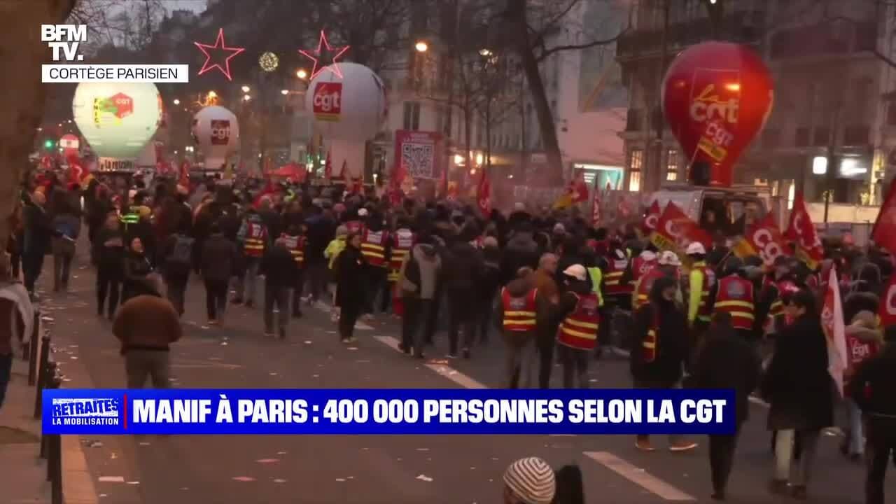 Story 2 : Manif à Paris, 400 000 personnes selon la CGT - 19/01