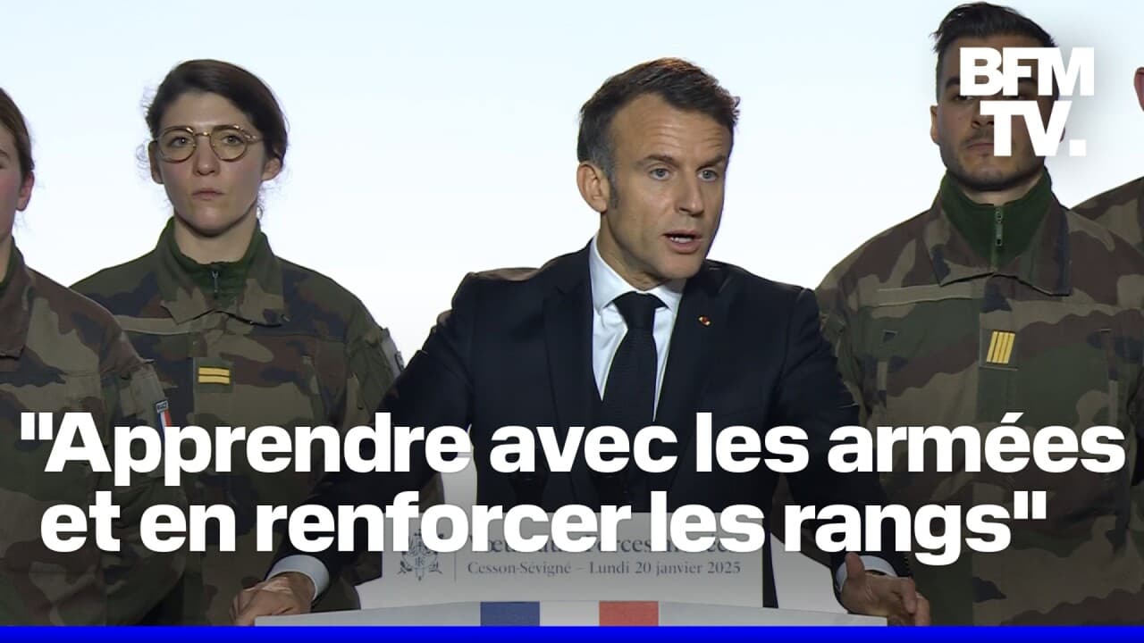 Emmanuel Macron souhaite "une jeunesse volontaire" pour "renforcer les ...