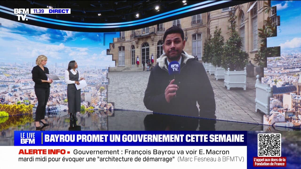 François Bayrou va s'entretenir avec Emmanuel Macron ce midi pour ...