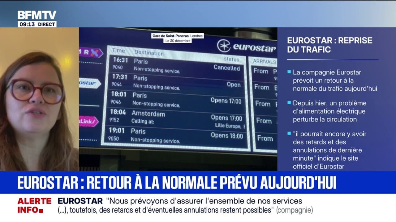 Panne de l'Eurostar: "L'incident n'est pas lié à la compagnie ...