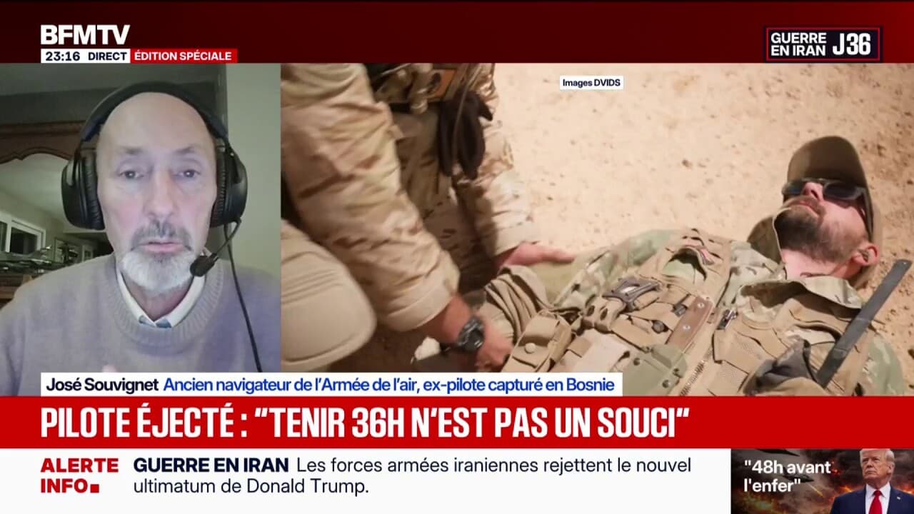 Pilote américain disparu en Iran: "Tenir 36 heures n'est pas souci s'il ...