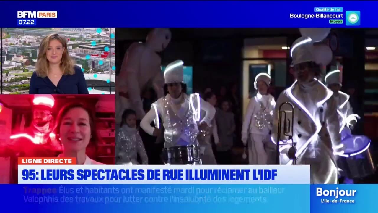 Val-d'Oise: des spectacles illuminés dans les rues