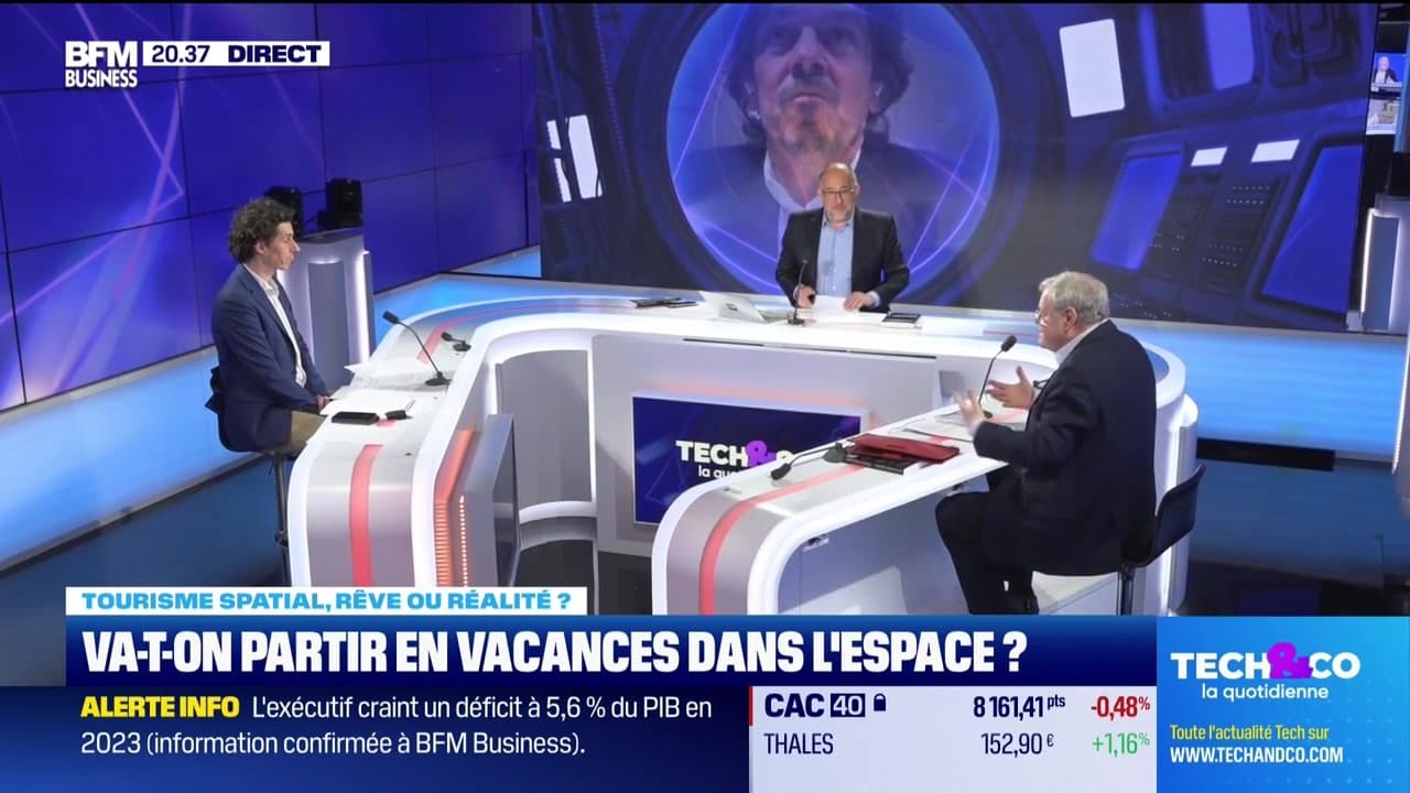 Michel Messager (Institut Européen du Tourisme Spatial) et François ...