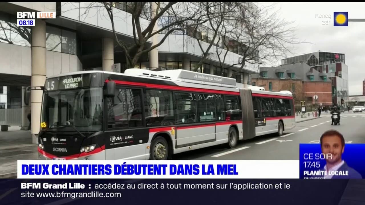 Deux chantiers débutent dans la MEL ce lundi