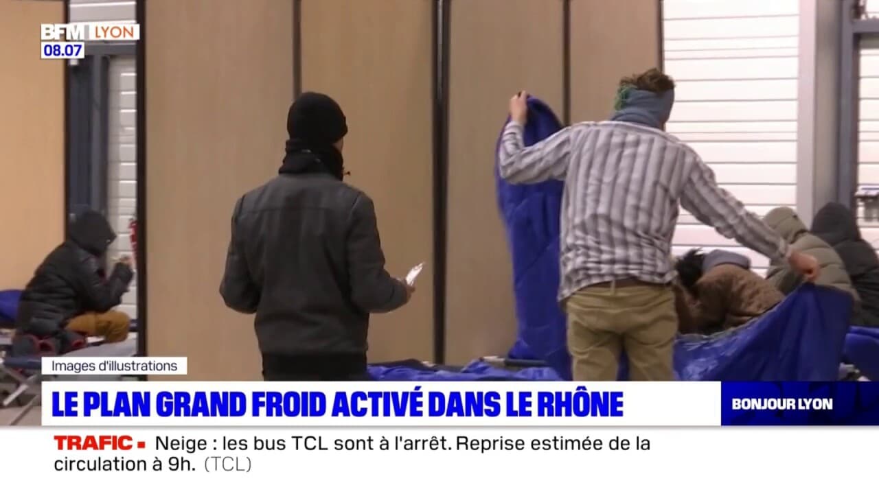 Neige à Lyon: le plan grand froid déclenché