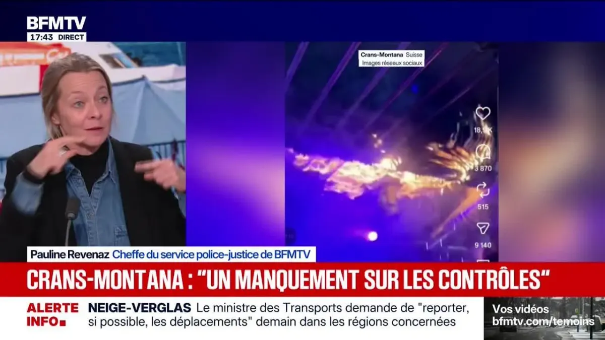 Marschall Truchot : Crans-Montana, "un manquement sur les contrôles ...