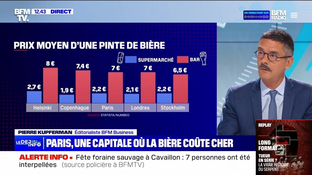 Paris, une capitale où la bière coûte cher - 20/07