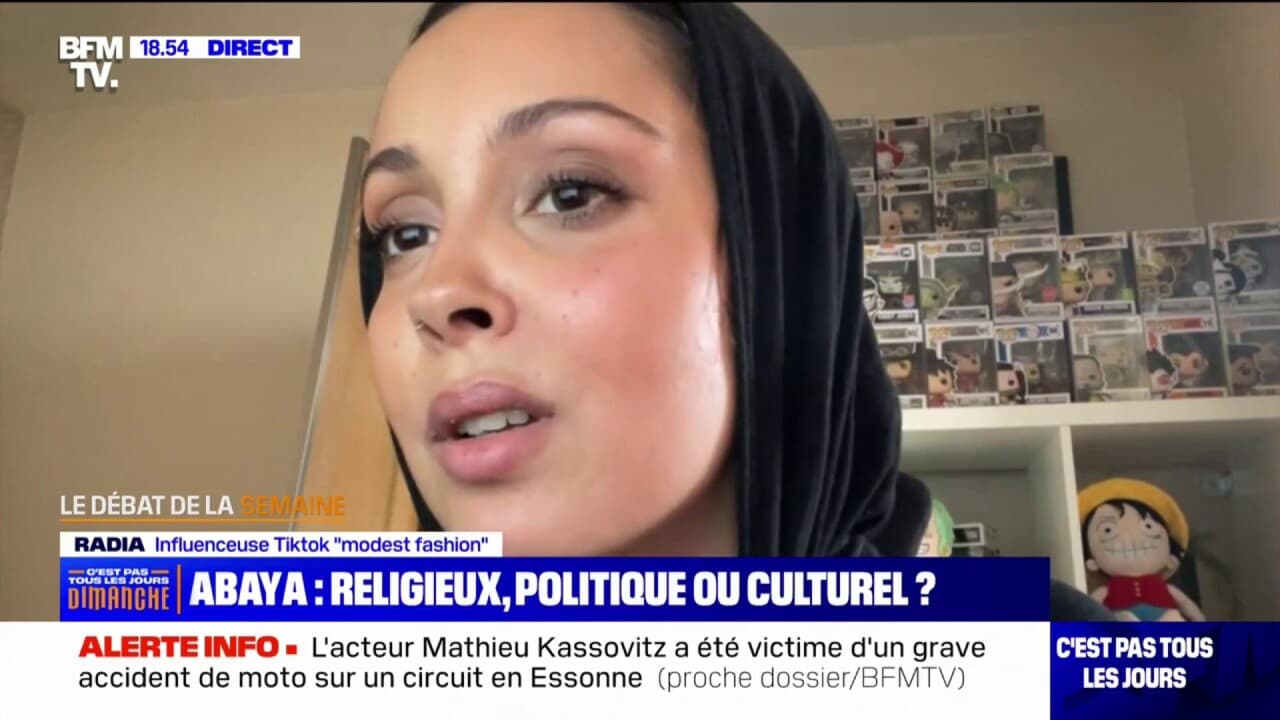 Interdiction de l'abaya à l'école: "C'est incompréhensible", réagit Radia, influenceuse de la ...
