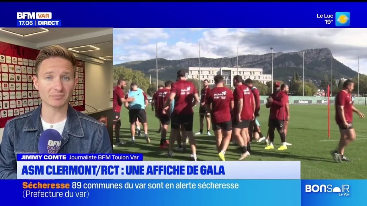 Top 14: le RCT affronte l'ASM Clermont ce dimanche