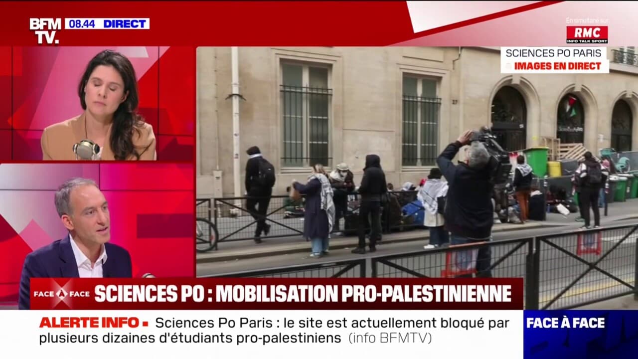 Mobilisation pro-palestinienne à Sciences Po Paris: "La direction a le ...