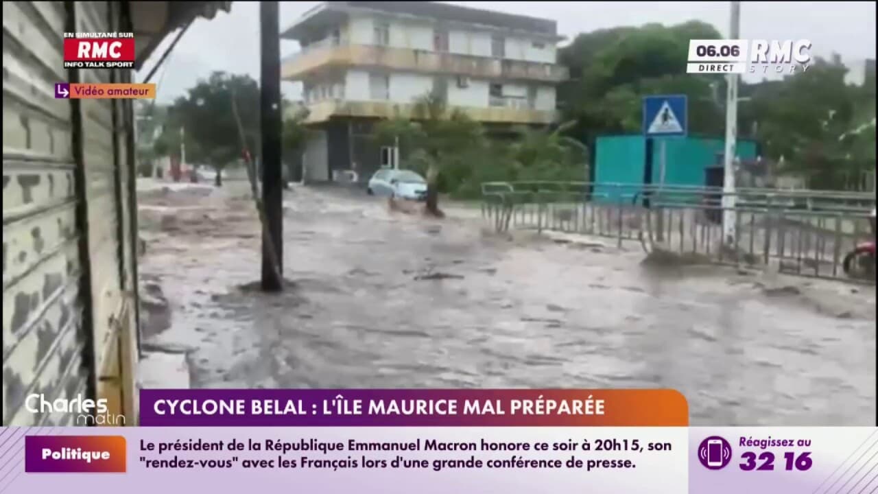 Cyclone Belal : l'Île Maurice mal préparée